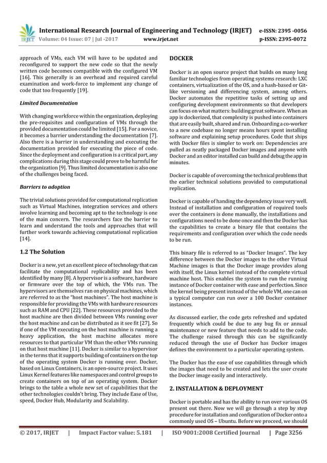 Dockerization Replacement Of Vms Pdf