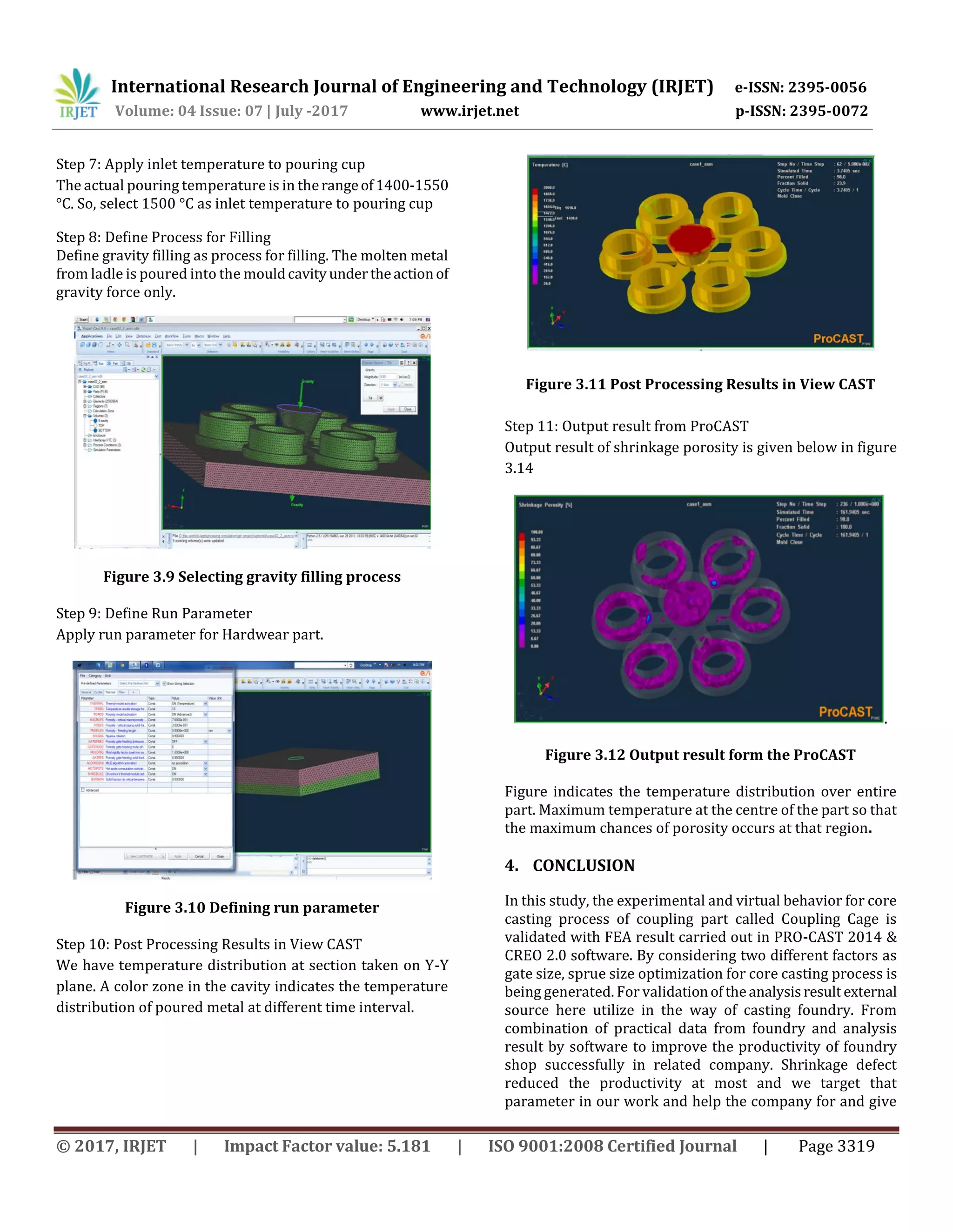 Casting Defect Identification and its Solution by Niyama Simulation | PDF | 3-D Graphics ...