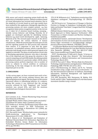 Applications of Sensors to Detect the Behavior of Human. A Survey Paper ...