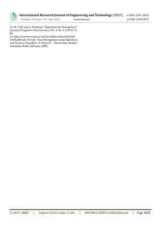 A Hybrid Approach to Recognize Facial Image using Feature Extraction Method | PDF