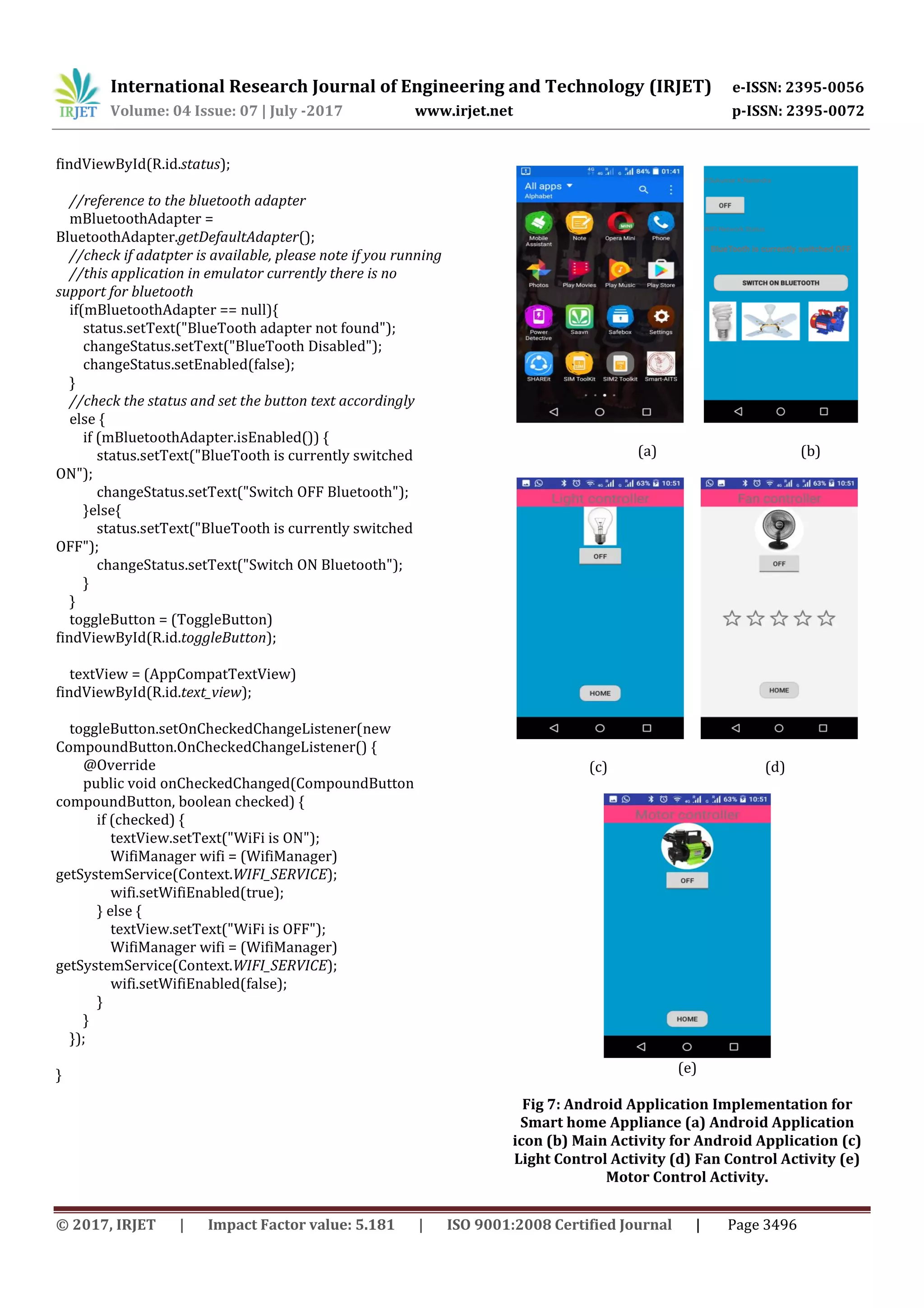 Controlling Home Appliances by using Universal Remote Control System ...