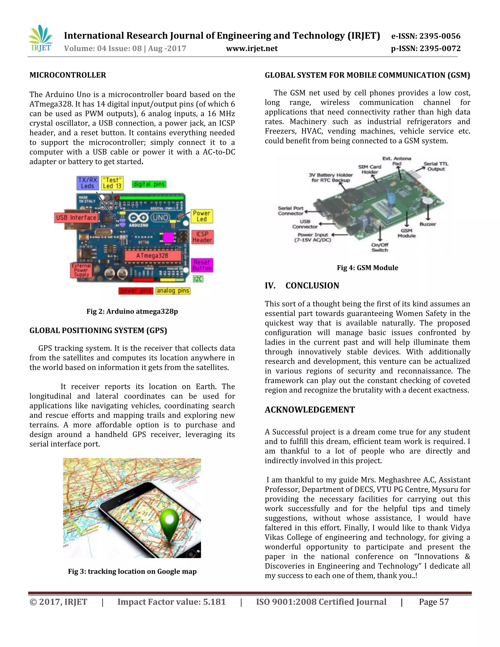 Emergency Tracking System for Women using Body Sensors Via Wrist Watches using Internet of ...