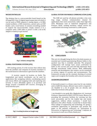 Emergency Tracking System for Women using Body Sensors Via Wrist Watches using Internet of ...
