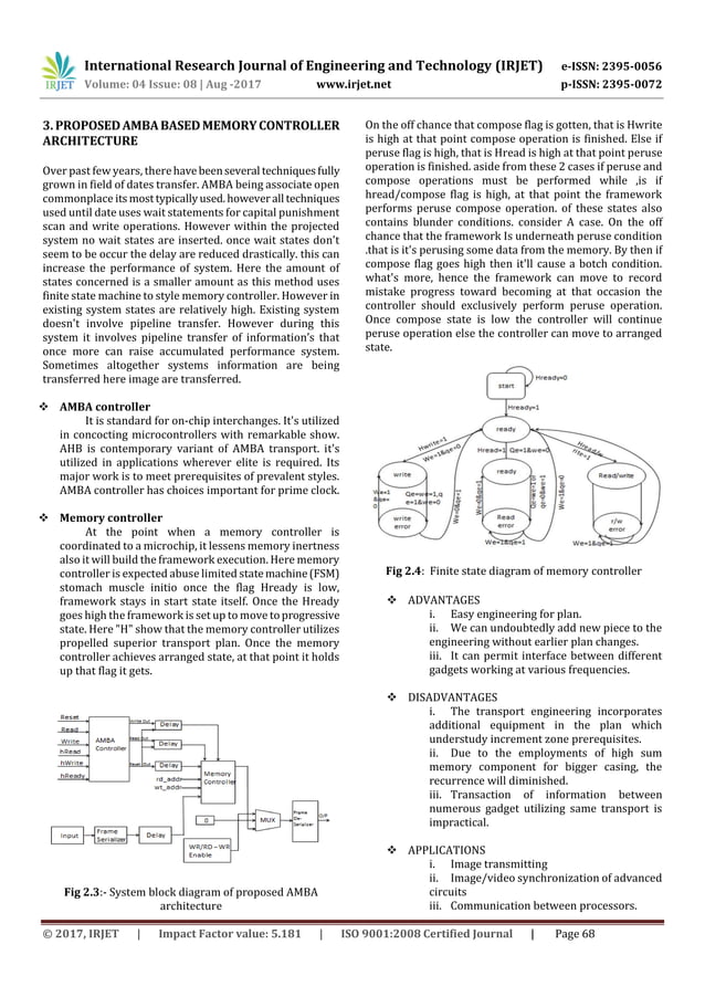 Fpga Implementation Of High Speed Amba Bus Architecture For Image