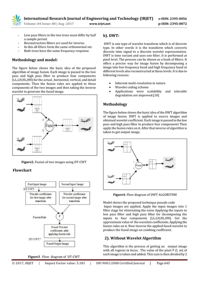 Image Fusion Ehancement using DT-CWT Technique | PDF