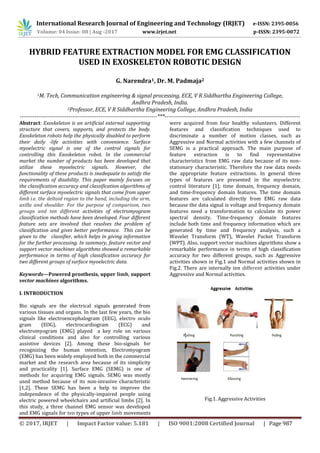 Hybrid Feature Extraction Model For Emg Classification Used In ...