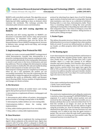 Anthocnet Routing Algorithm for Mobile Ad Hoc Networks | PDF
