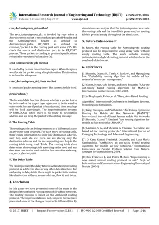 Anthocnet Routing Algorithm for Mobile Ad Hoc Networks | PDF