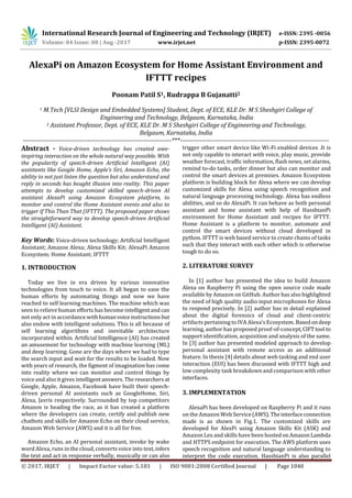 Alexapi on Amazon Ecosystem for Home Assistant Environment and IFTTT Recipes | PDF | Cloud ...