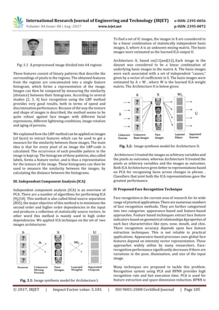 Face Recognition Technique using ICA and LBPH | PDF