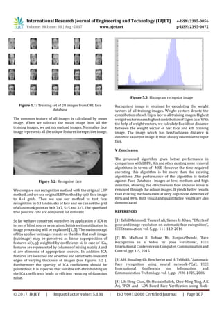 Face Recognition Technique using ICA and LBPH | PDF