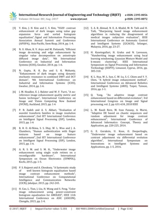 A Review of Image Contrast Enhancement Techniques | PDF