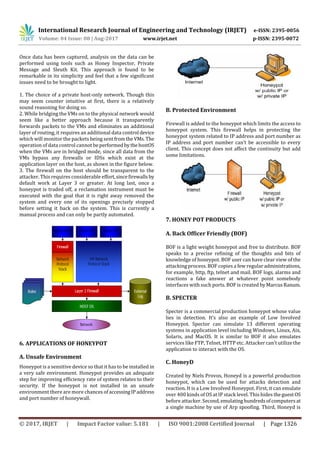 Honeypot- An Overview | PDF