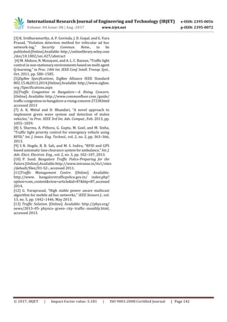 Wireless Sensor for Traffic Control System | PDF