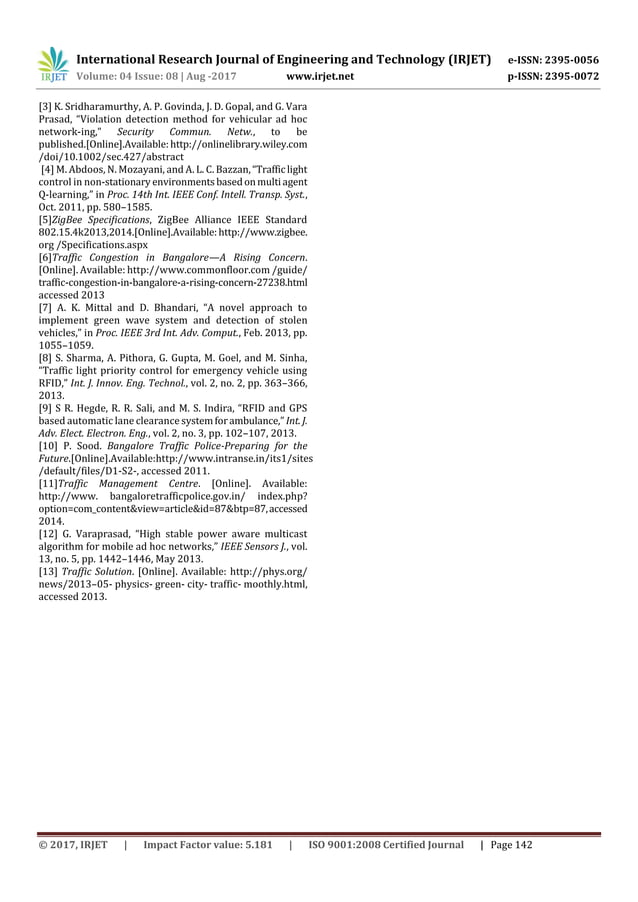 Wireless Sensor for Traffic Control System | PDF