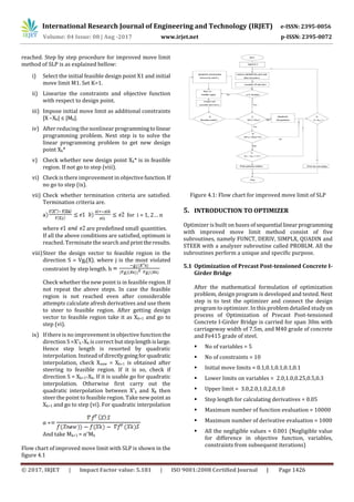 Optimization of Precast Post-tensioned Concrete I-Girder Bridge | PDF