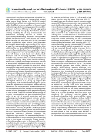 Review on Energy Efficient Routing Protocols Based on Clustering in WSN ...