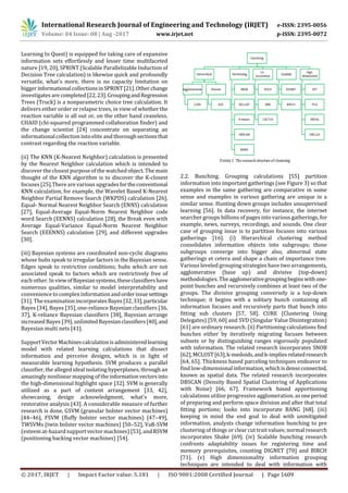 New approaches of Data Mining for the Internet of things with systems: Literature Review and ...