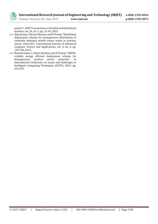 A Review of Node Deployment Techniques in Wireless Sensor Network | PDF