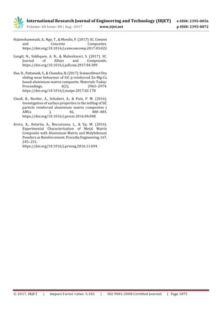 A Study on Carbon Nanoparticle Reinforced Aluminium Nanocomposite | PDF