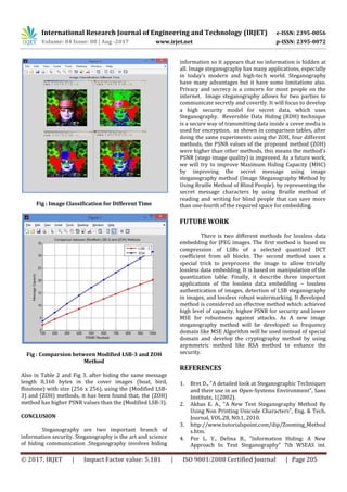 Image Steganography Method using Zero Order Hold Zooming and Reversible Data Hiding | PDF