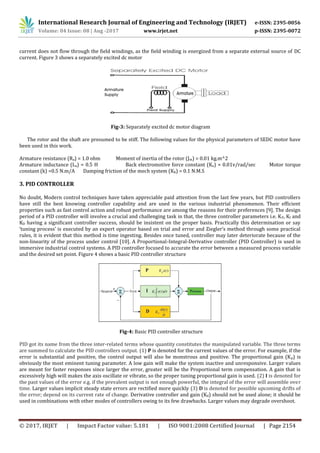 Speed Control of a Seperately Excited DC Motor by Implementing Fuzzy Logic Controller | PDF