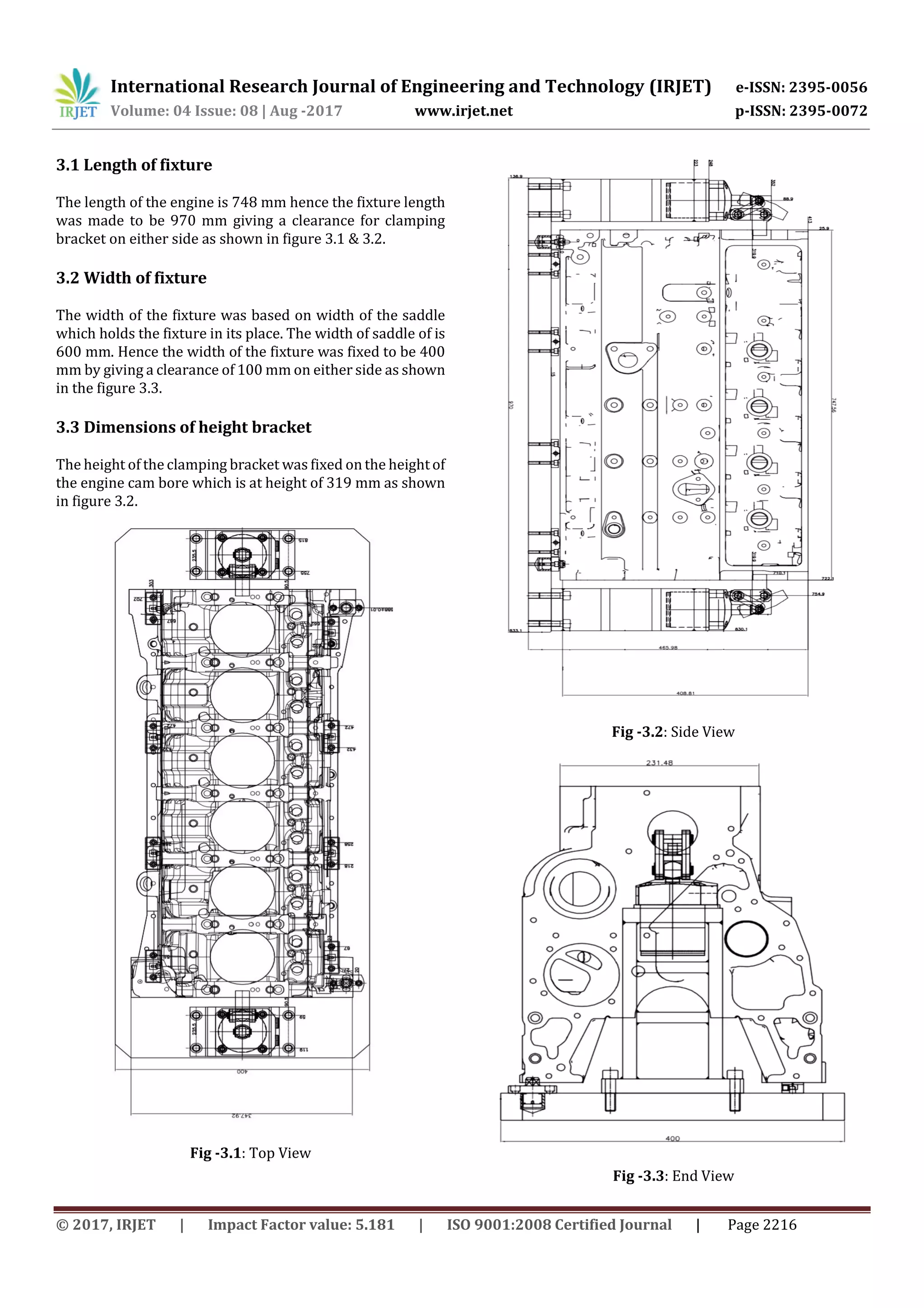 Design And Finite Element Analysis Of Fixture For Milling Of Cummins