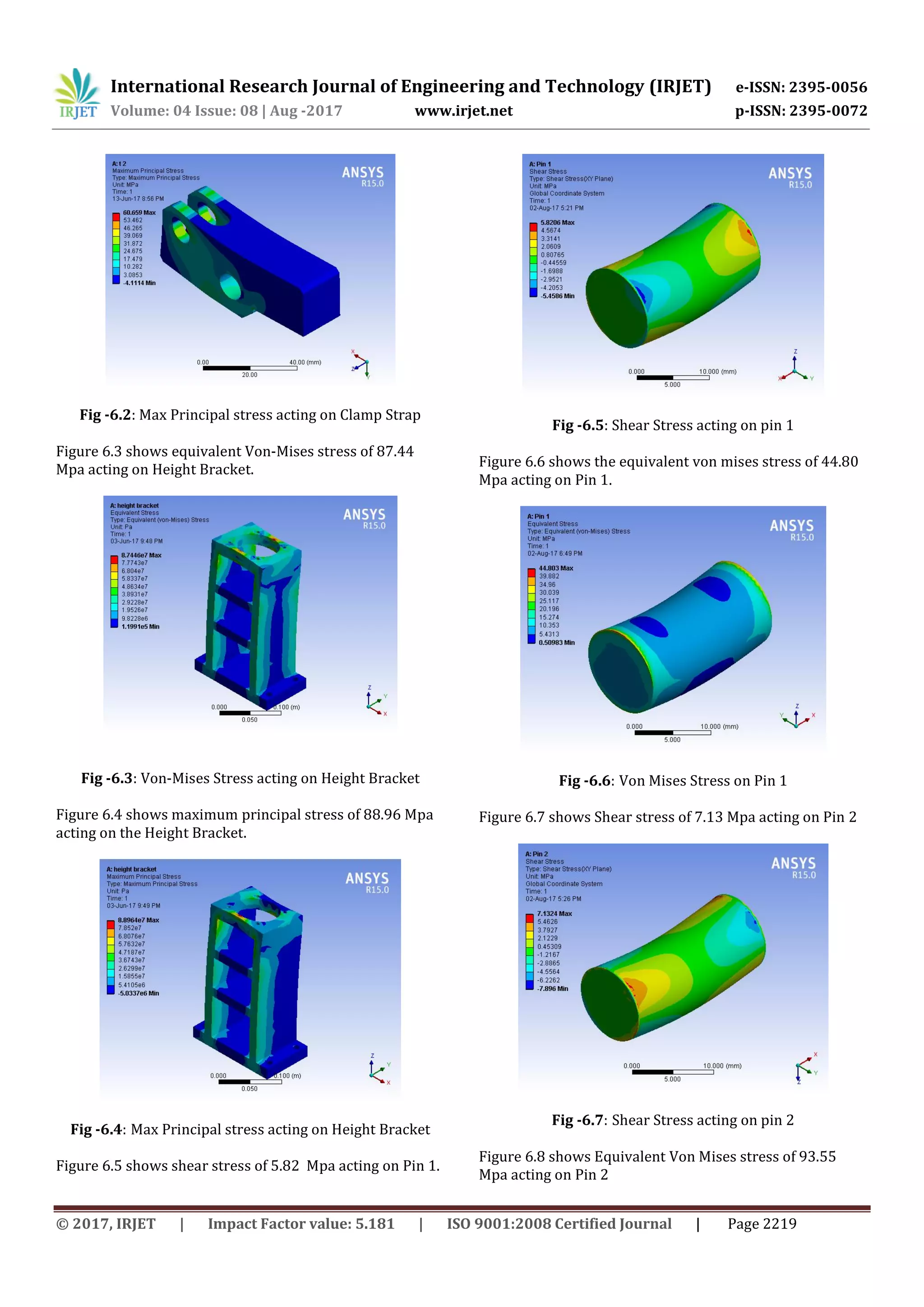 Design And Finite Element Analysis Of Fixture For Milling Of Cummins