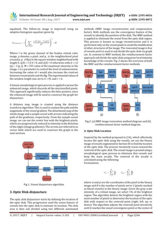 Optic Disk and Retinal Vesssel Segmentation in Fundus Images | PDF