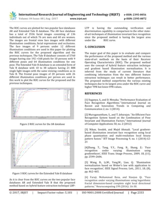 Performance Evaluation of Illumination Invariant Face Recognition Algorthims | PDF