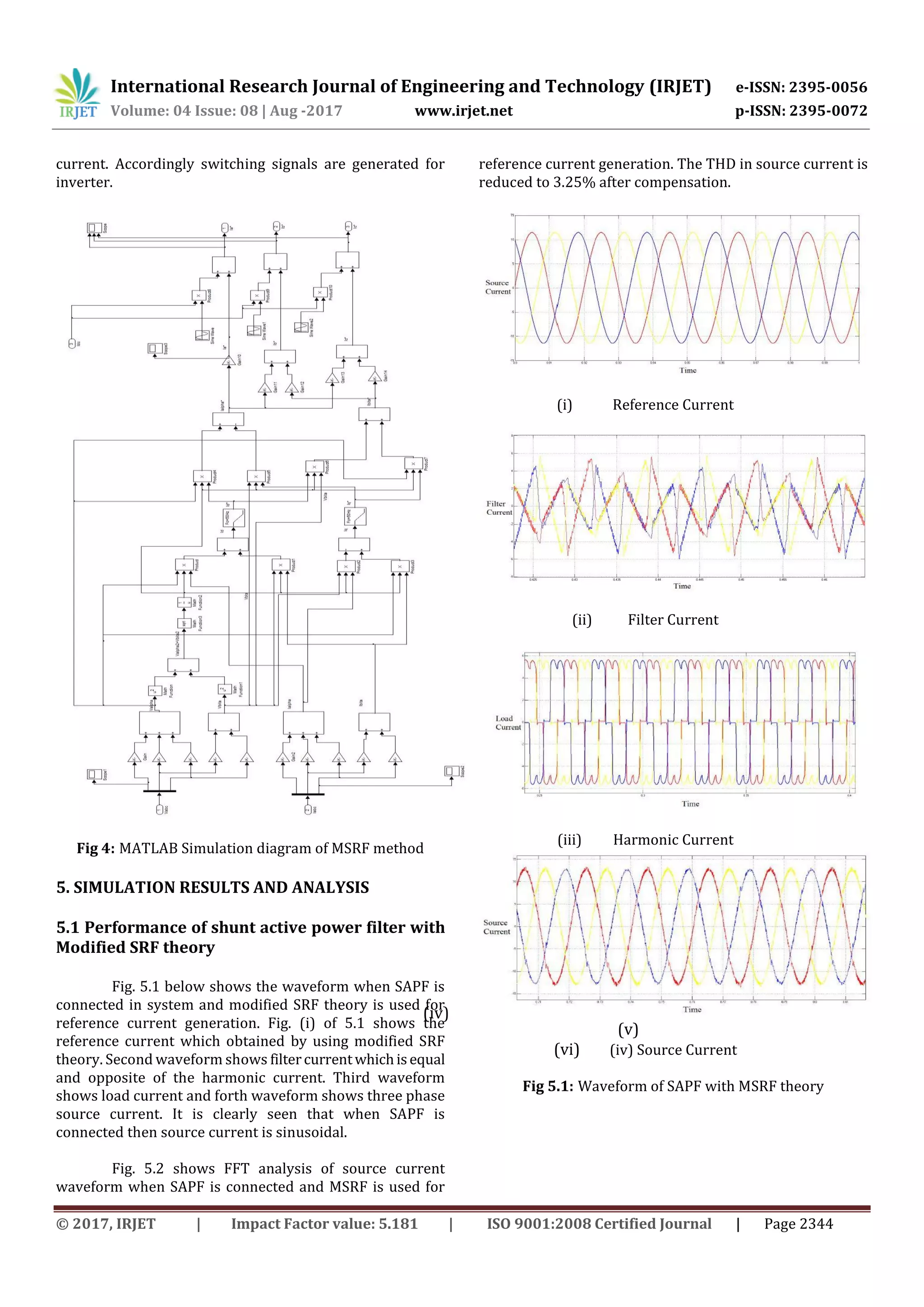 Harmonic Mitigation using Modified Synchronous Reference Frame Theory | PDF
