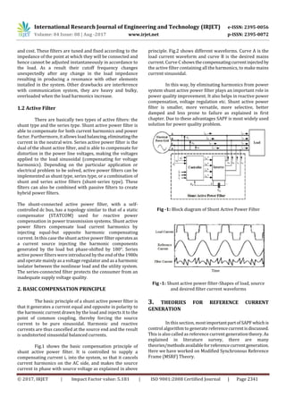 Harmonic Mitigation using Modified Synchronous Reference Frame Theory | PDF