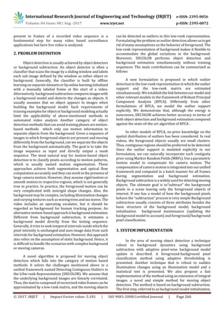 Human Motion Detection in Video Surveillance using Computer Vision Technique | PDF