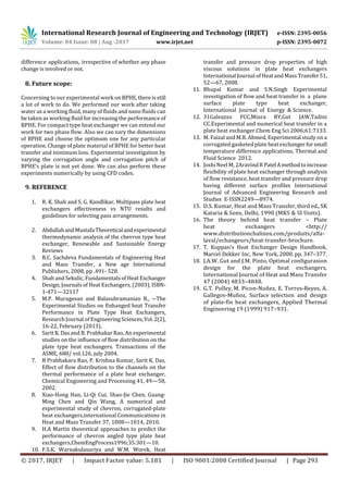 Experimental Investigation of Brazed Plate Heat Exchanger for Small ...