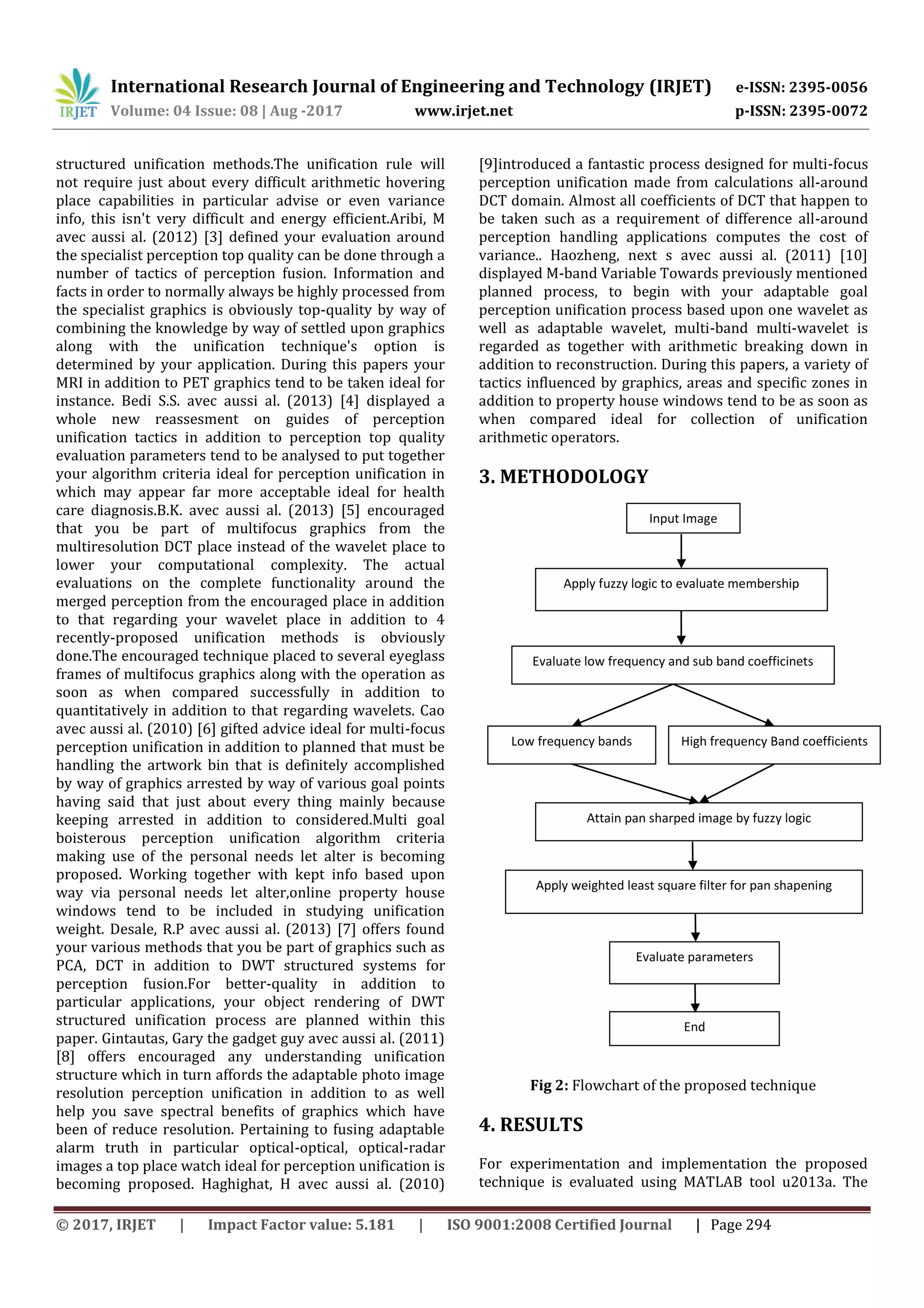 Improved Weighted Least Square Filter Based Pan Sharpening using Fuzzy Logic | PDF | Graphics ...