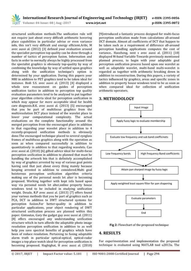 Improved Weighted Least Square Filter Based Pan Sharpening Using Fuzzy Logic Pdf 
