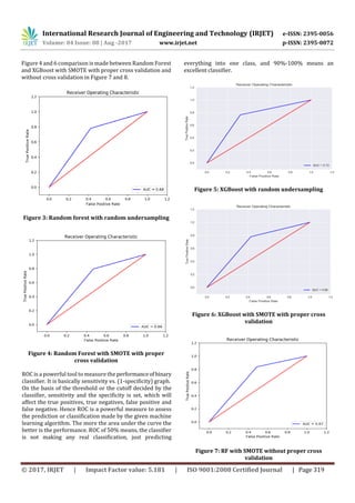 Handling Imbalanced Data: SMOTE vs. Random Undersampling | PDF | Technology & Computing