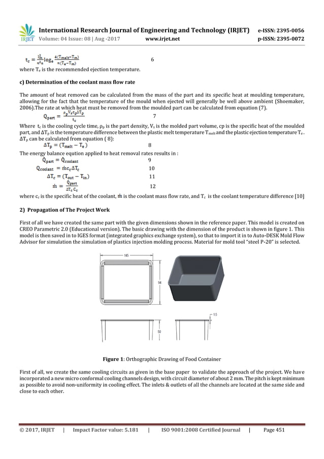 Design of Micro Cooling Channel for Plastic Injection Moulding by using ...