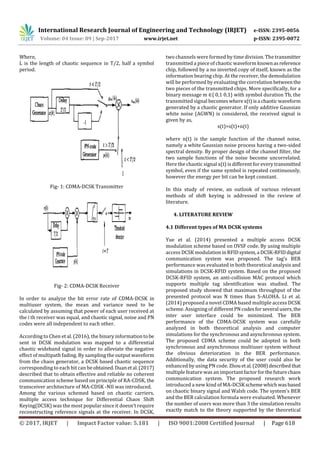 A Multiple Access Technique for Differential Noise Shift Keying: A Review of Relevant Studies ...