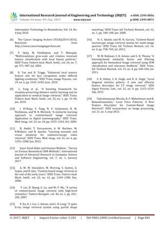 Biomedical Image Retrieval using LBWP | PDF