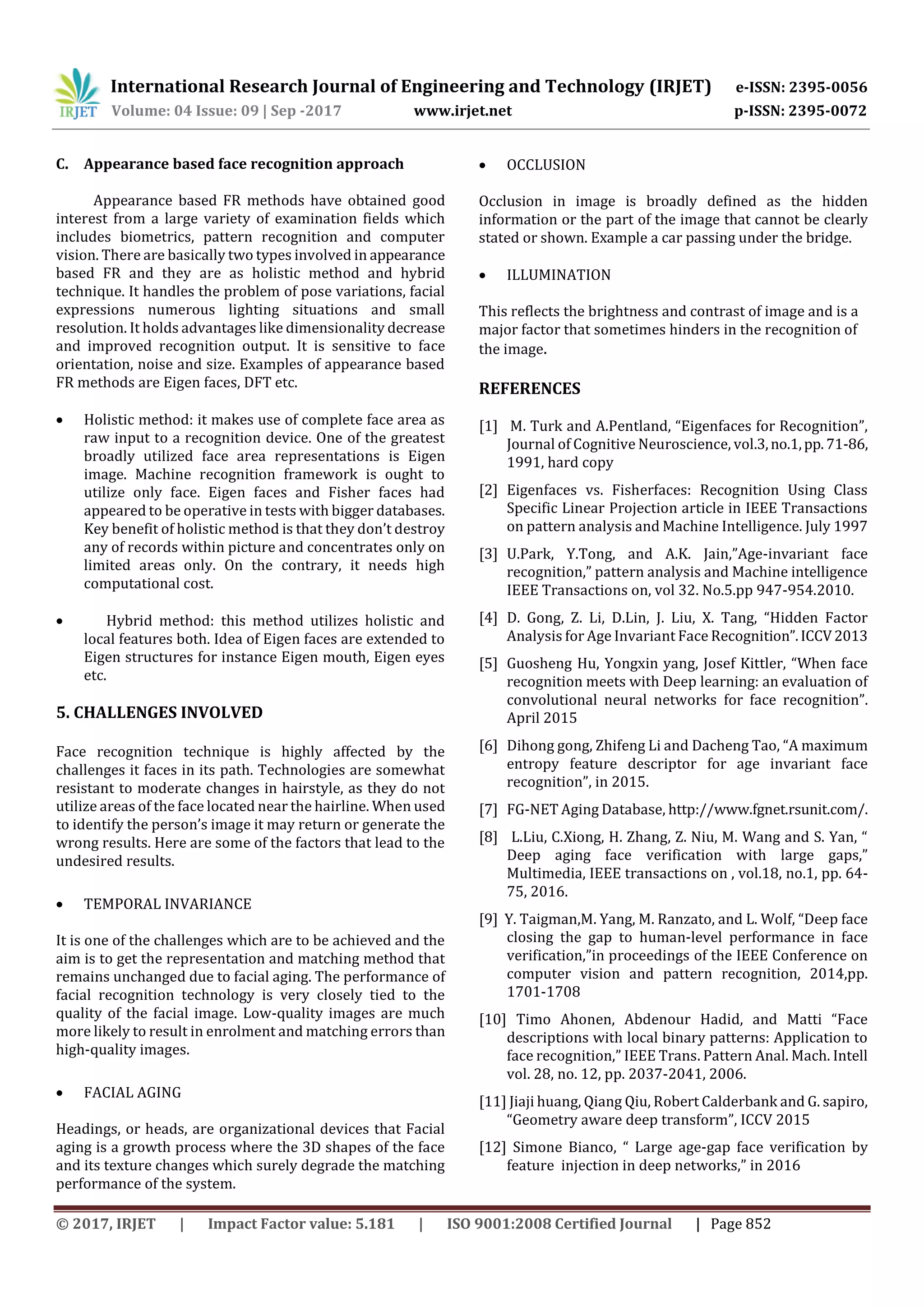 Progression in Large Age-Gap Face Verification | PDF