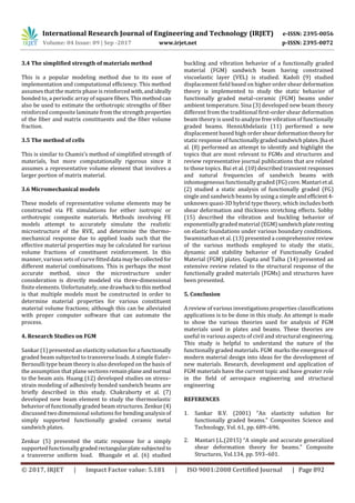Review on Functionally Graded Materials and Various Theories | PDF
