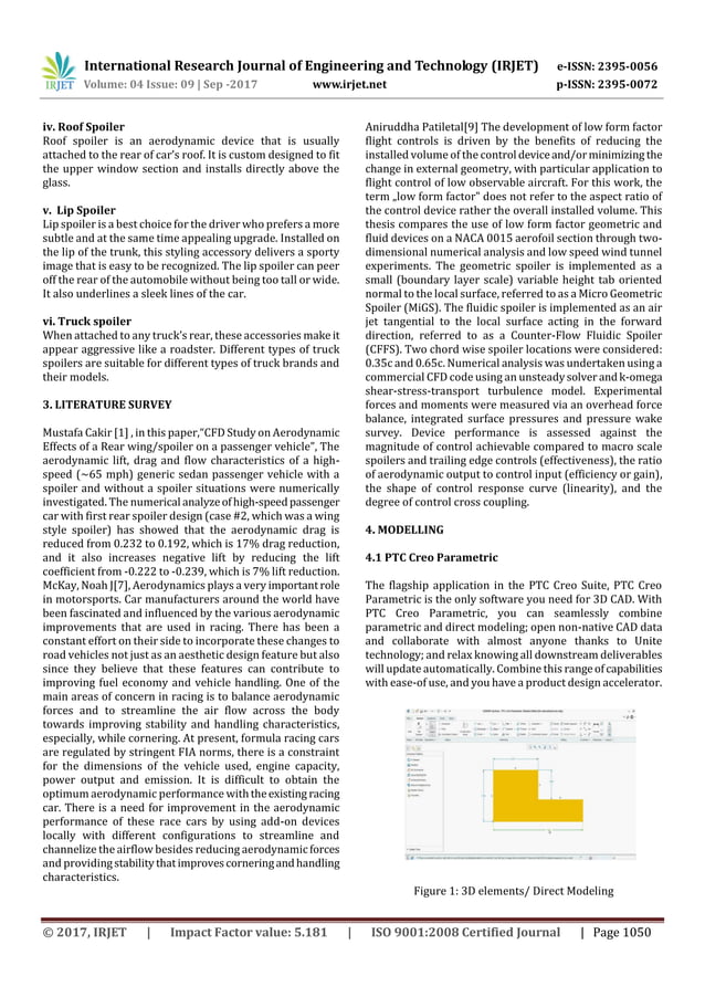 CFD Analysis on Aerodynamic Effects on a Passenger Car | PDF | Physics | Science