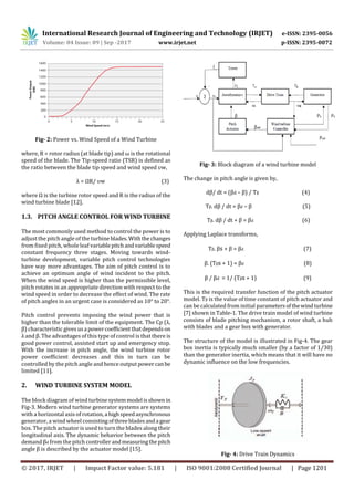 Fuzzy Logic Pitch Control of Variable Speed Wind Turbine | PDF