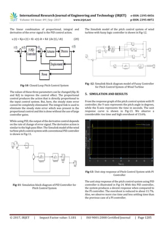 Fuzzy Logic Pitch Control of Variable Speed Wind Turbine | PDF