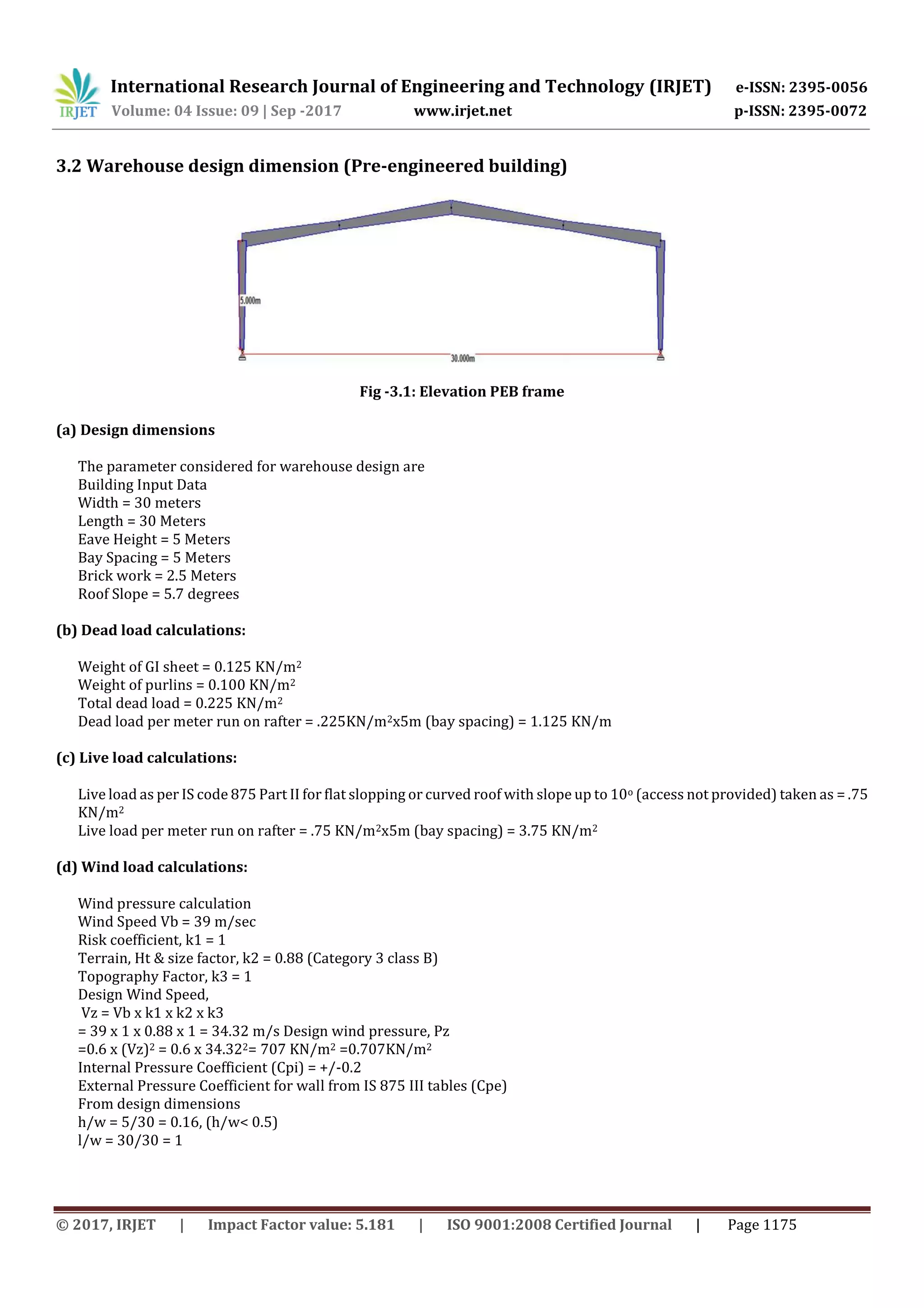 Comparative Study of Pre-Engineered Building and Conventional Steel ...