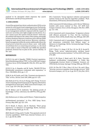 Two Aspect Endorsement Access Control for web Based Cloud Computing | PDF | Free Download