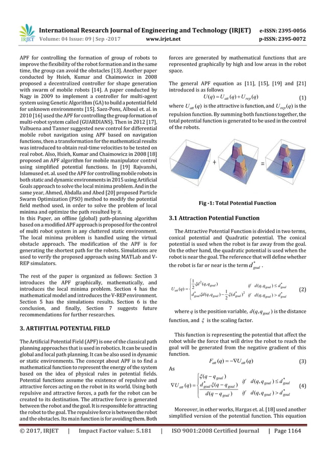 A Global Integrated Artificial Potential Field/Virtual Obstacles Path Planning Algorithm for ...