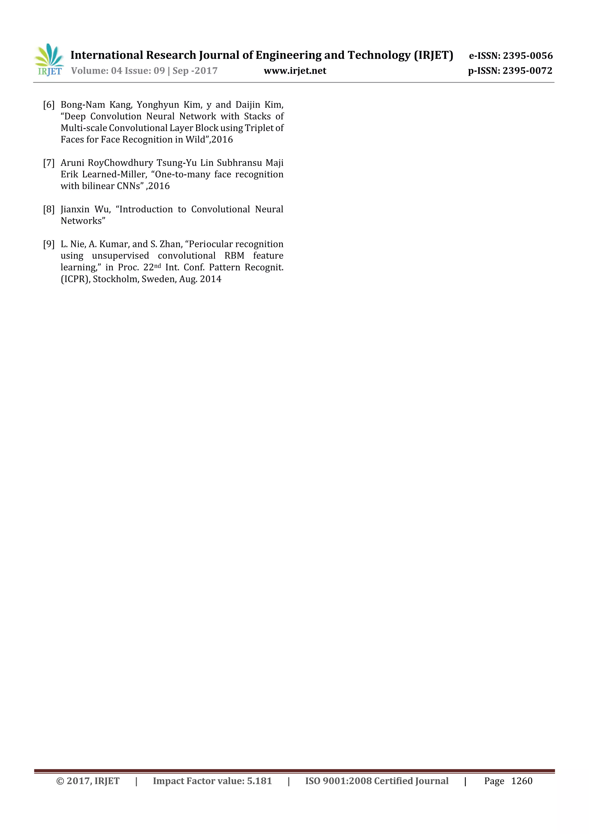 Semantic Assisted Convolutional Neural Networks in Face Recognition | PDF | Artificial ...