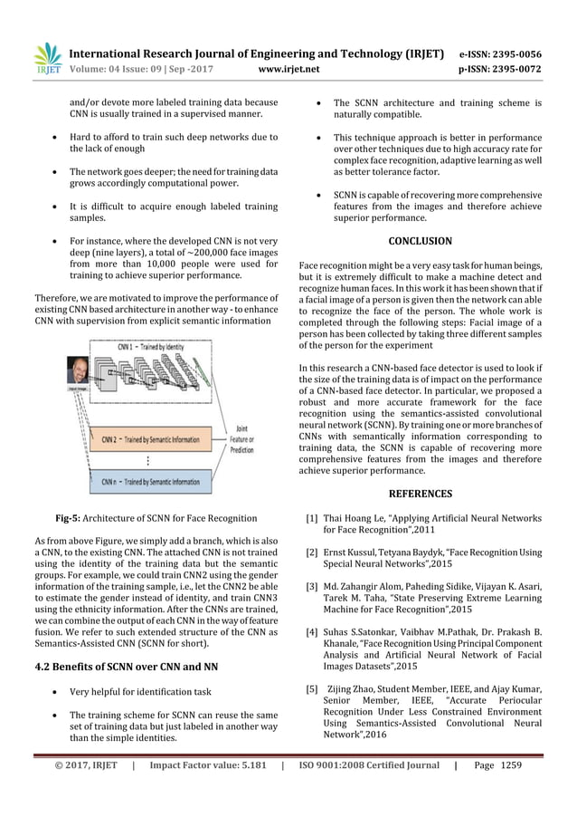 Semantic Assisted Convolutional Neural Networks in Face Recognition | PDF | Artificial ...